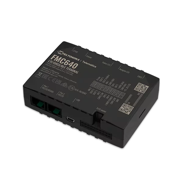 Fleet Things. Teltonika FMC640 - 4G LTE CAT1 Vehicle Tracker w/ BLE